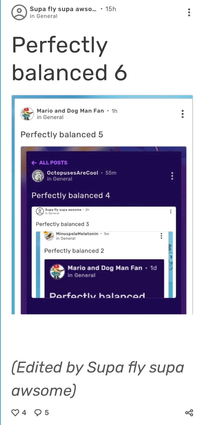 Perfectly Balanced 7 | Fandom