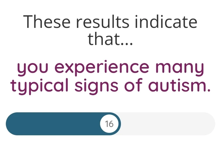 So i took an autism test | Fandom