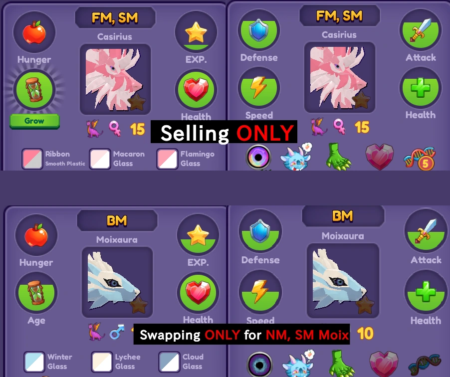 Selling SM Cas + Swapping BM Moix | Fandom