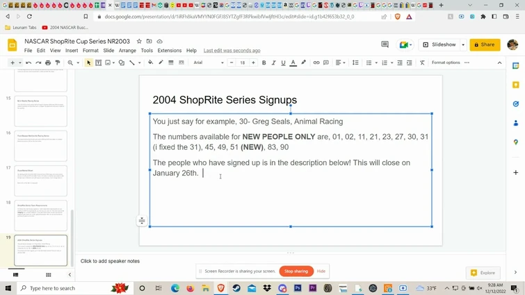 NR2004 ShopRite Series Signups! | Fandom