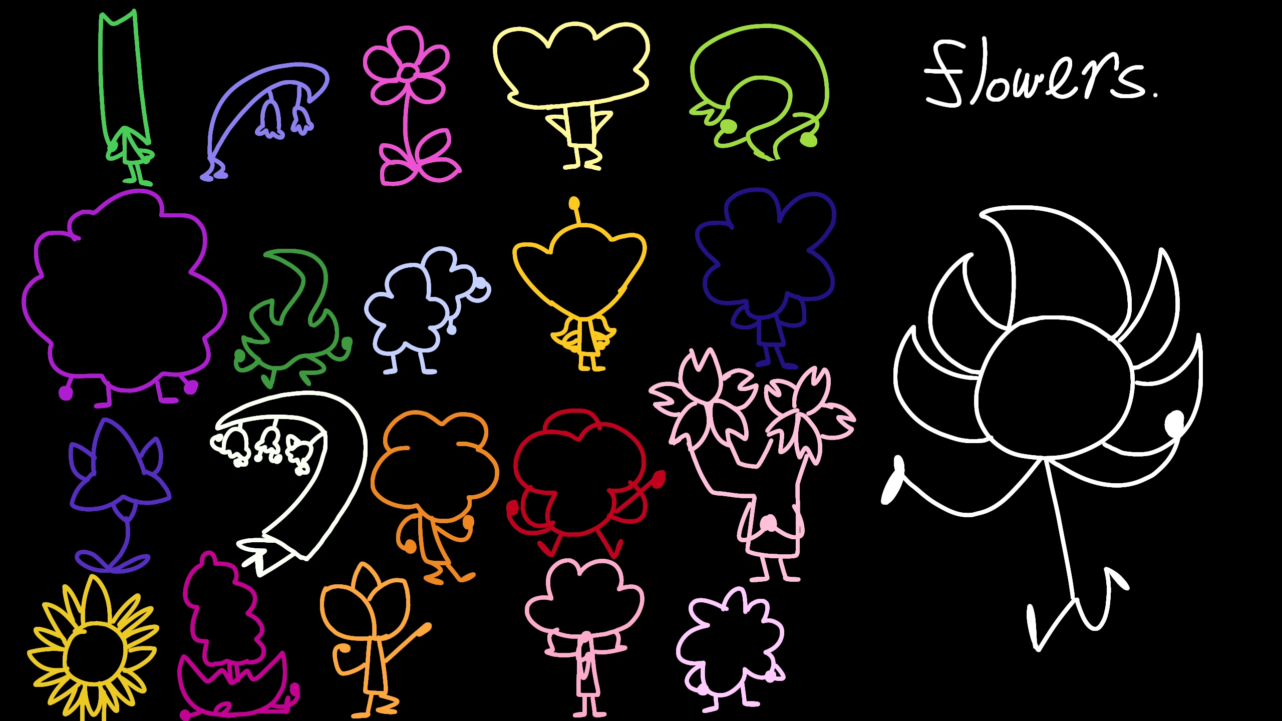 Flowers Reveal - All Characters | Fandom