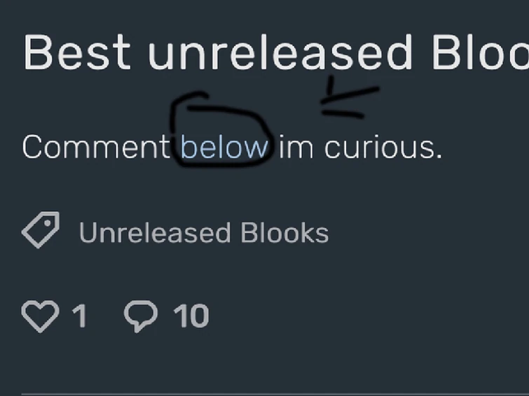 Best unreleased Blook? | Fandom