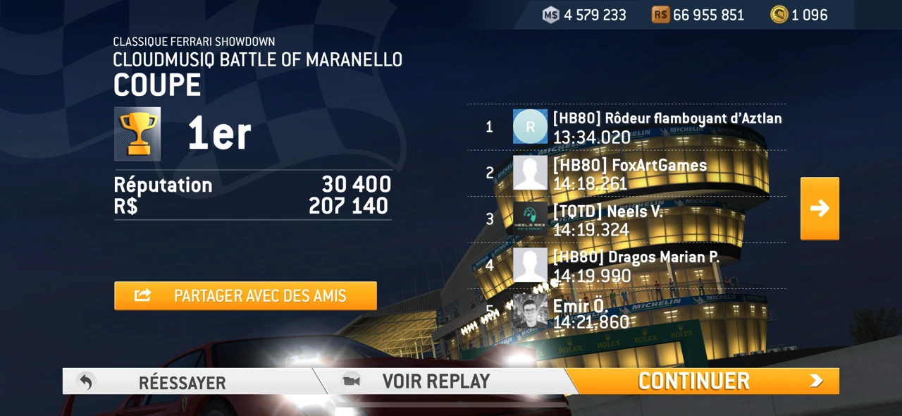 Contest Classic Ferrari Showdown Le Mans 4-lapper | Fandom