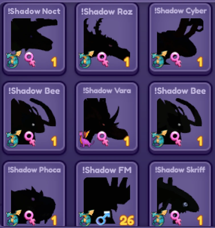 Looking at offers on shadow cosmetic dragons! NYP. | Fandom
