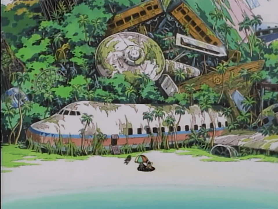 I love how in the SONIC OVA, Sonic lives in a abandoned plane-wreckage ...