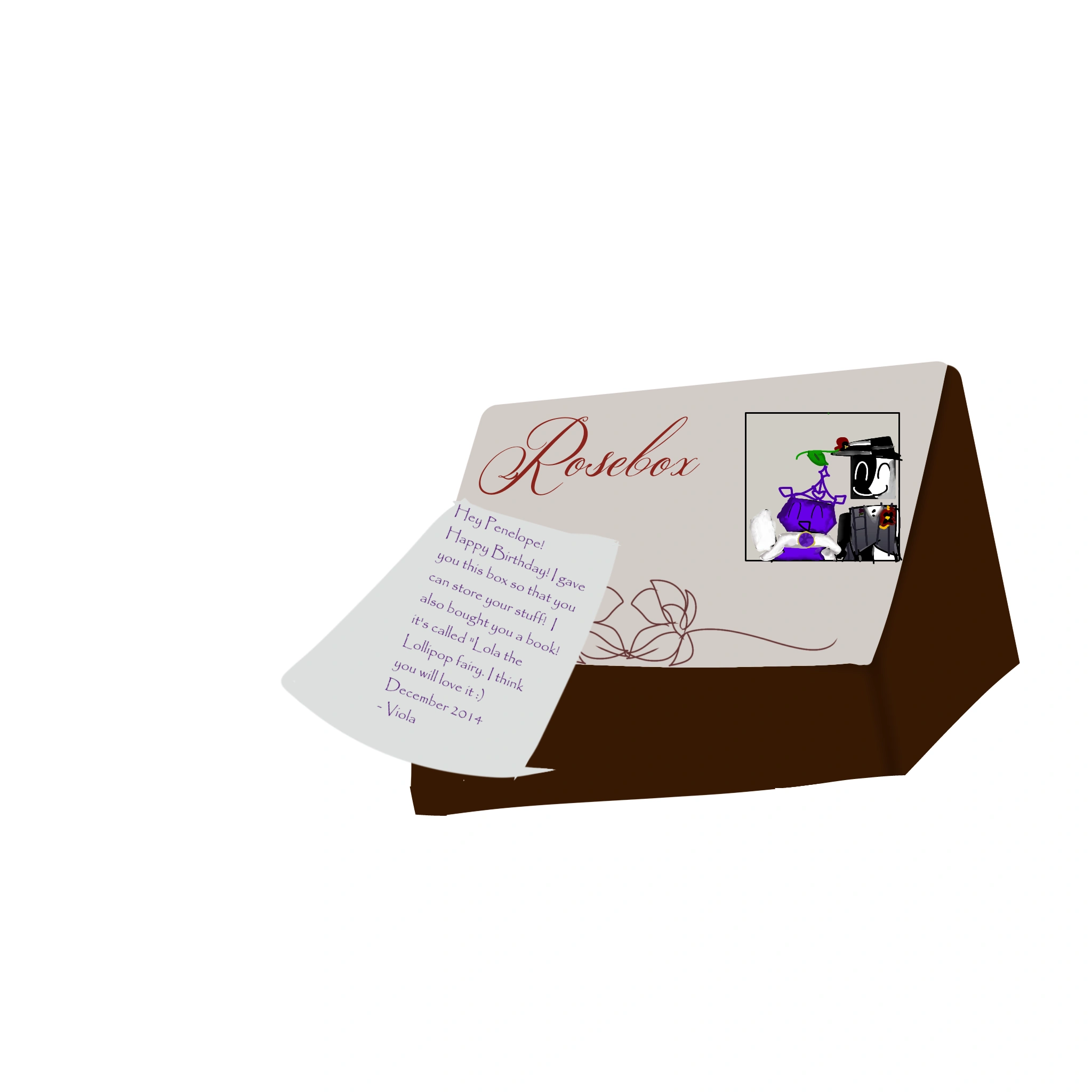 "I miss that rose box..." (OC LORE!!!) | Fandom