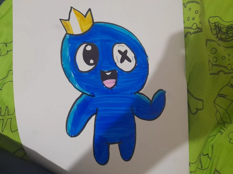 My 2nd drawing of Blue | Fandom
