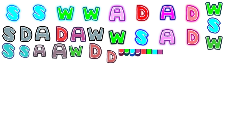 WASD note sprites | Fandom