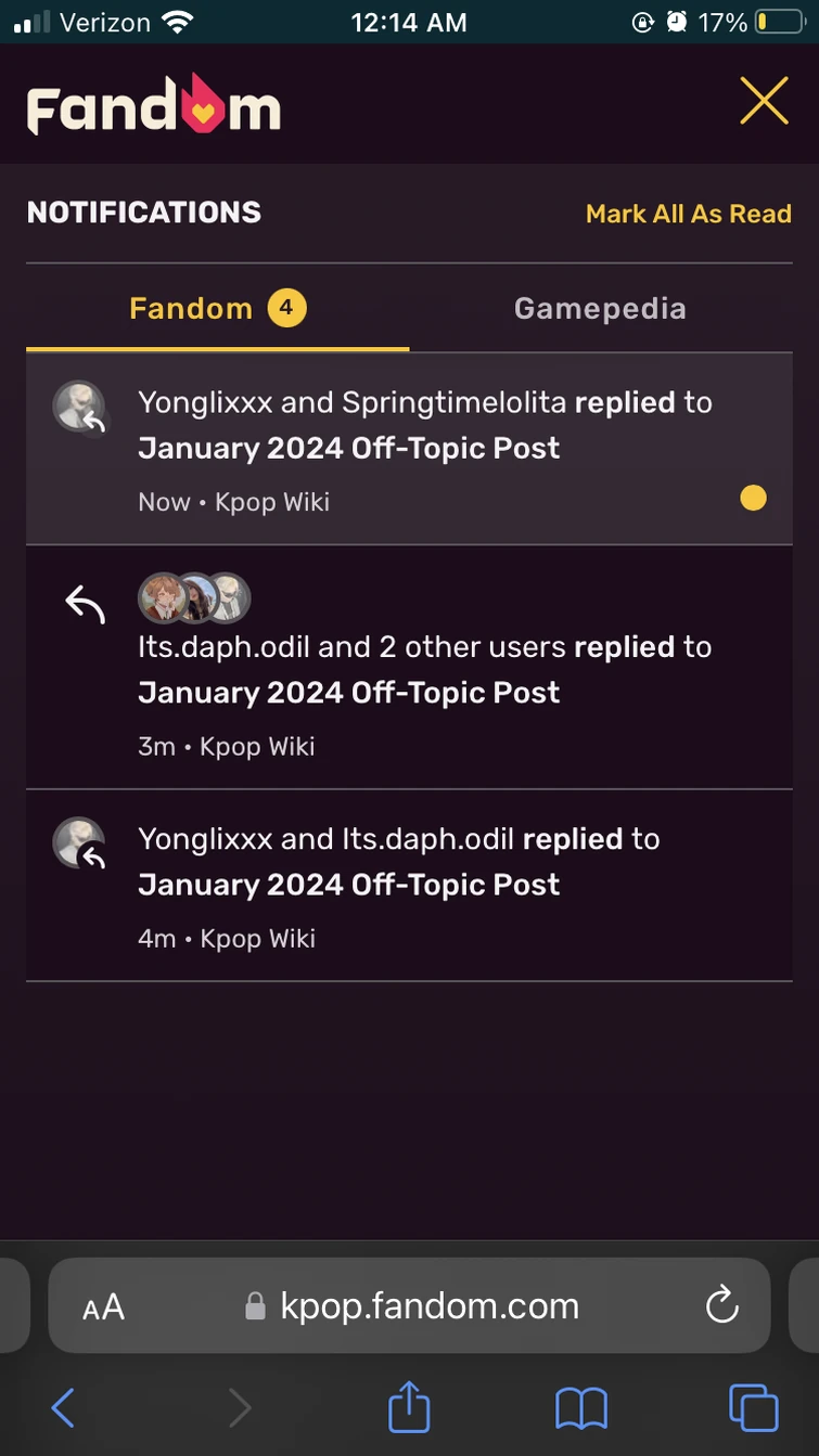 Notifs aren’t working | Fandom