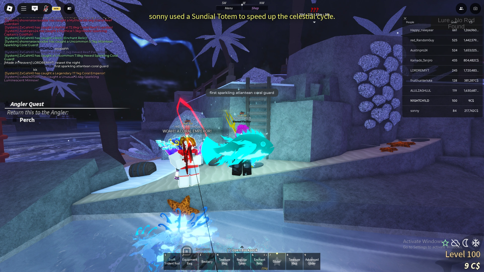 first atlantean sparkling coral guard | Fandom