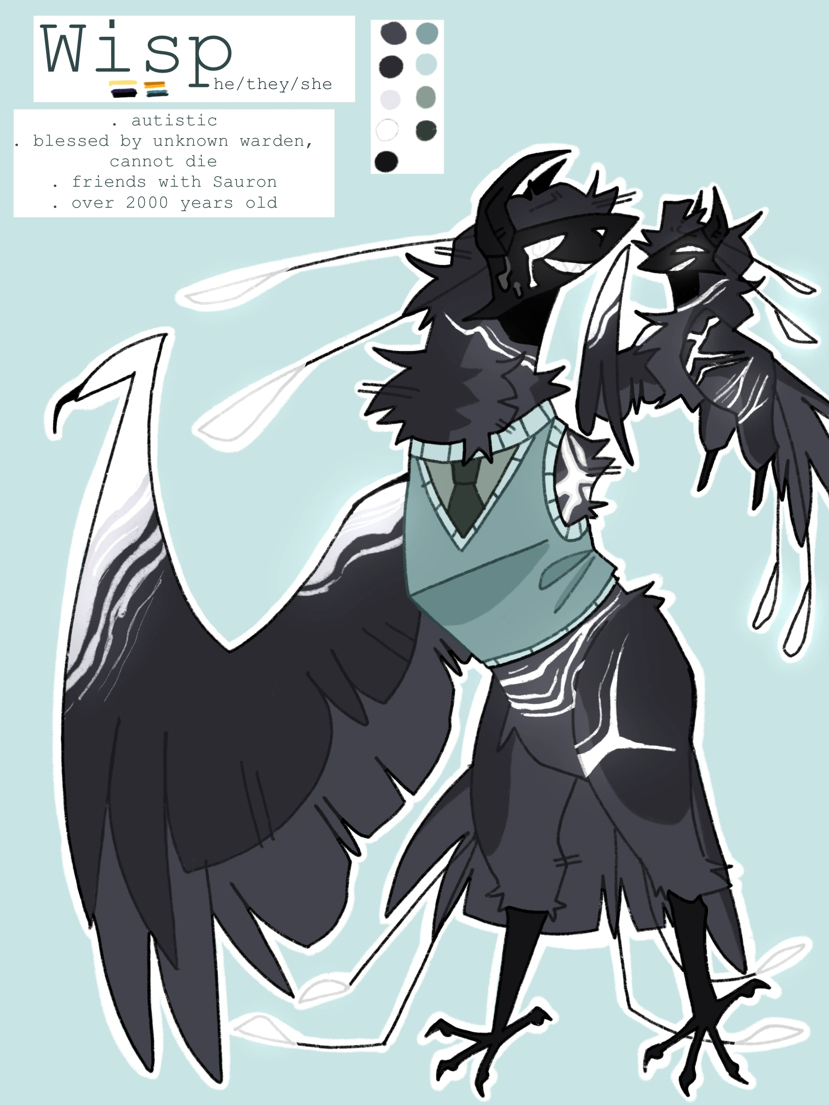 lalalala dances and frolics around (Wisp ref sheet) | Fandom