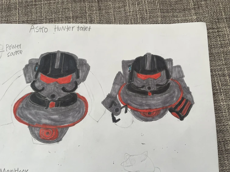 Astro hunter toilet (my oc) | Fandom