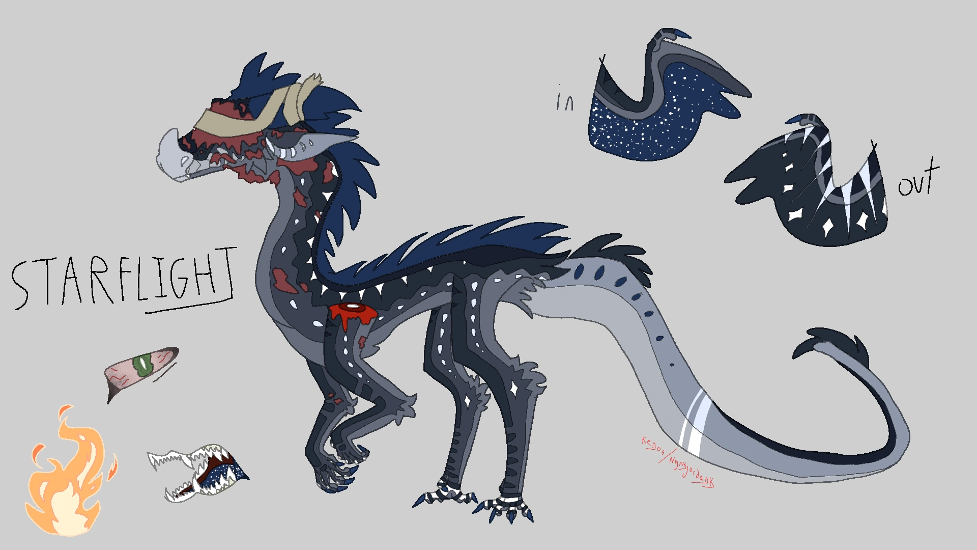 making refs for WoF characters 8 - Starflight | Fandom