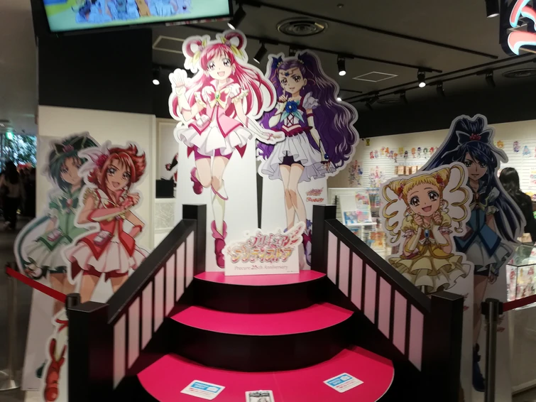 Yes! Pretty Cure 5 GoGo! Members' stands set in Pretty Store Shibuya today! | Fandom
