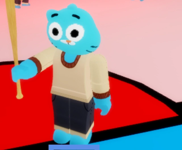 Gumball watterson with a baseball bat in Roblox | Fandom