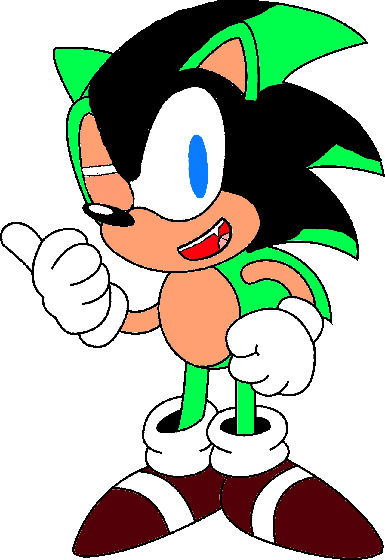 I edited a Sonic render to be Ashura The Hedgehog!! | Fandom