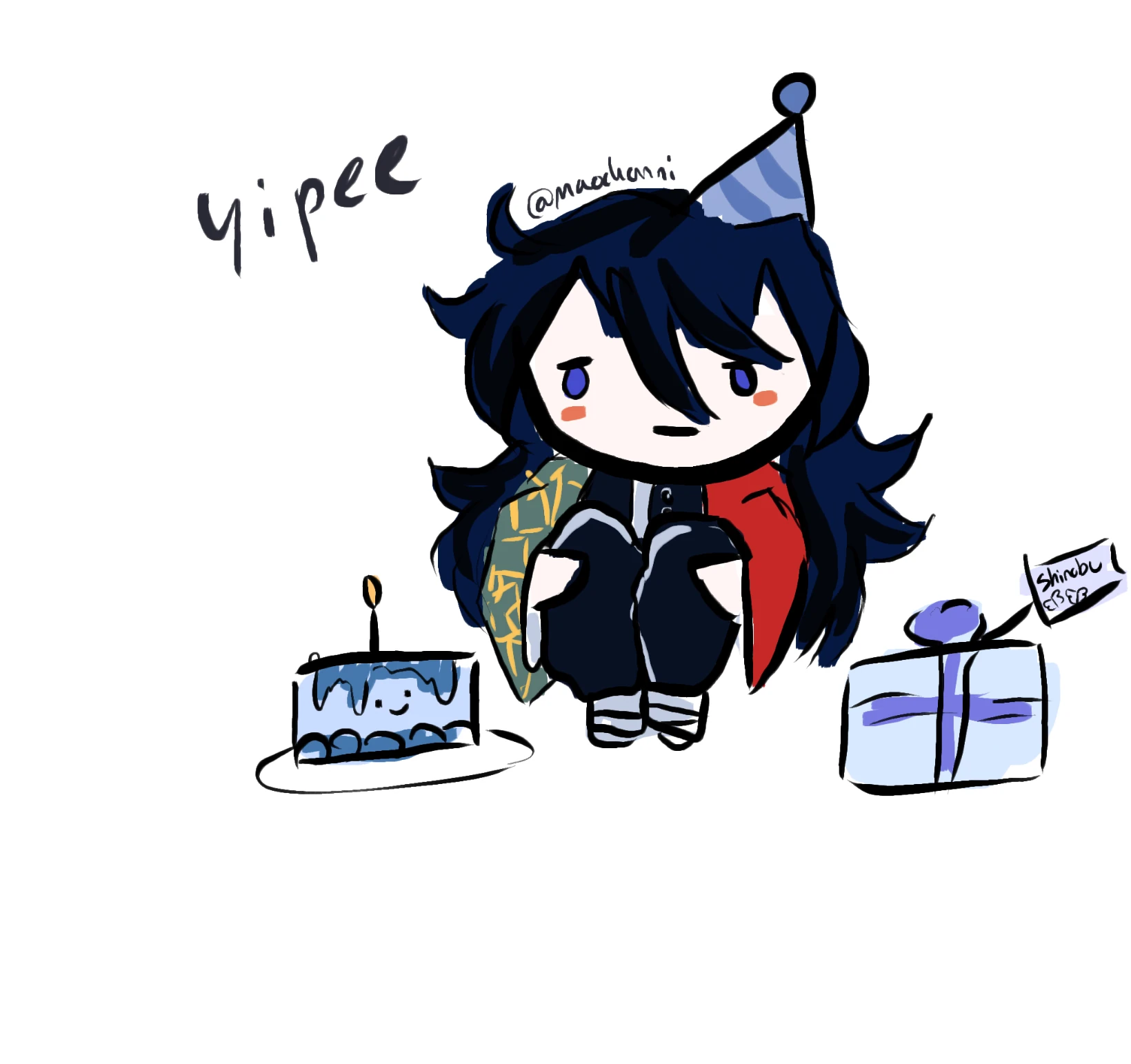 Scuffed birthday drawing | Fandom