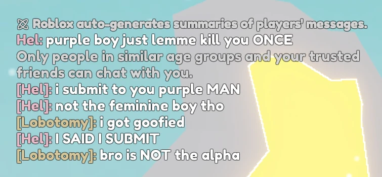 Average sb chat: | Fandom