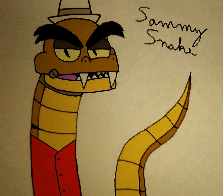My FNAF OC: Sammy Snake (Roddy's Best Friend) 🐍 | Fandom
