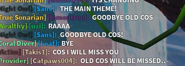 GOODBYE OLD COS | Fandom
