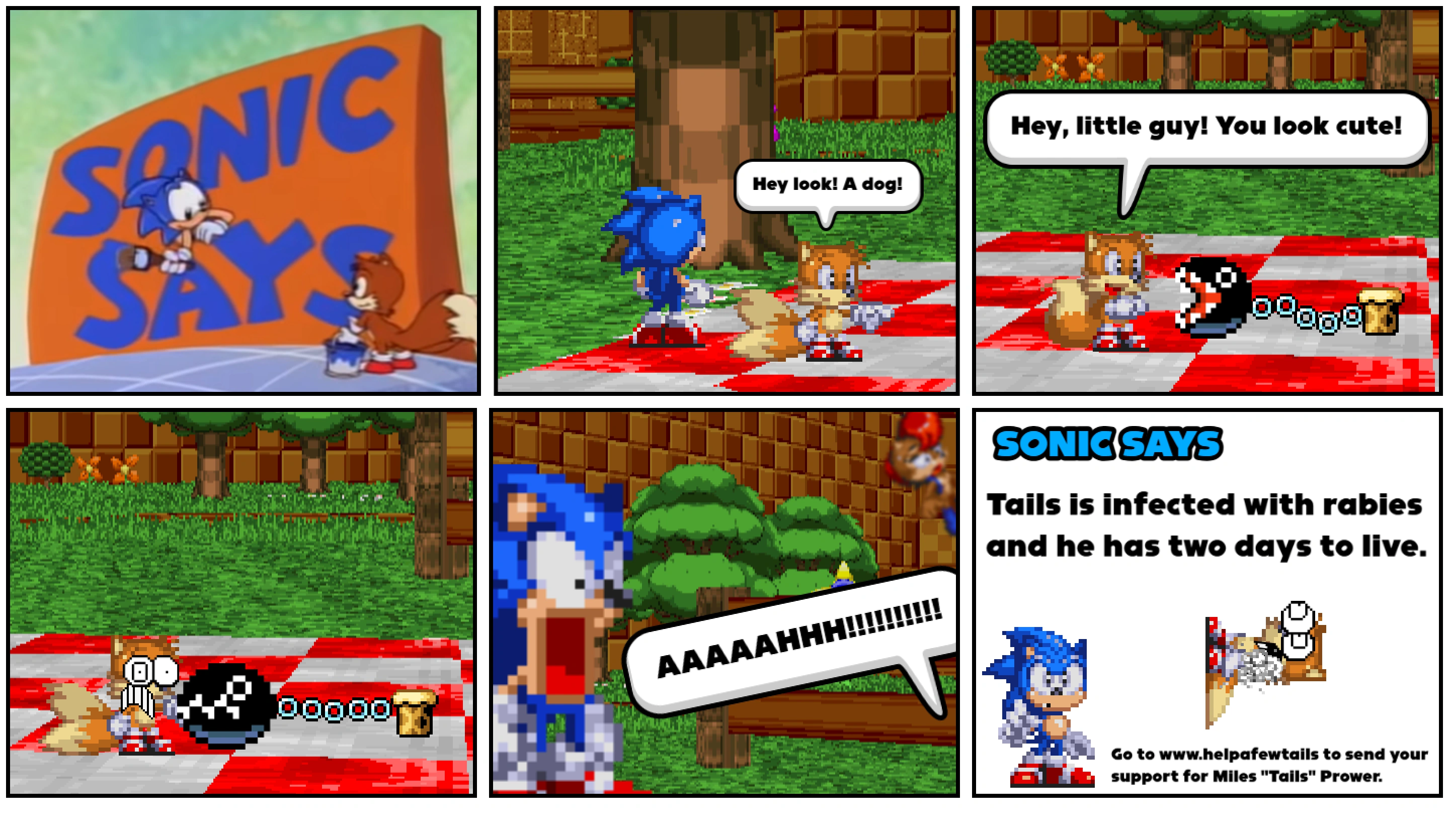 a blue rat comic #9: Sonic Says PSA | Fandom