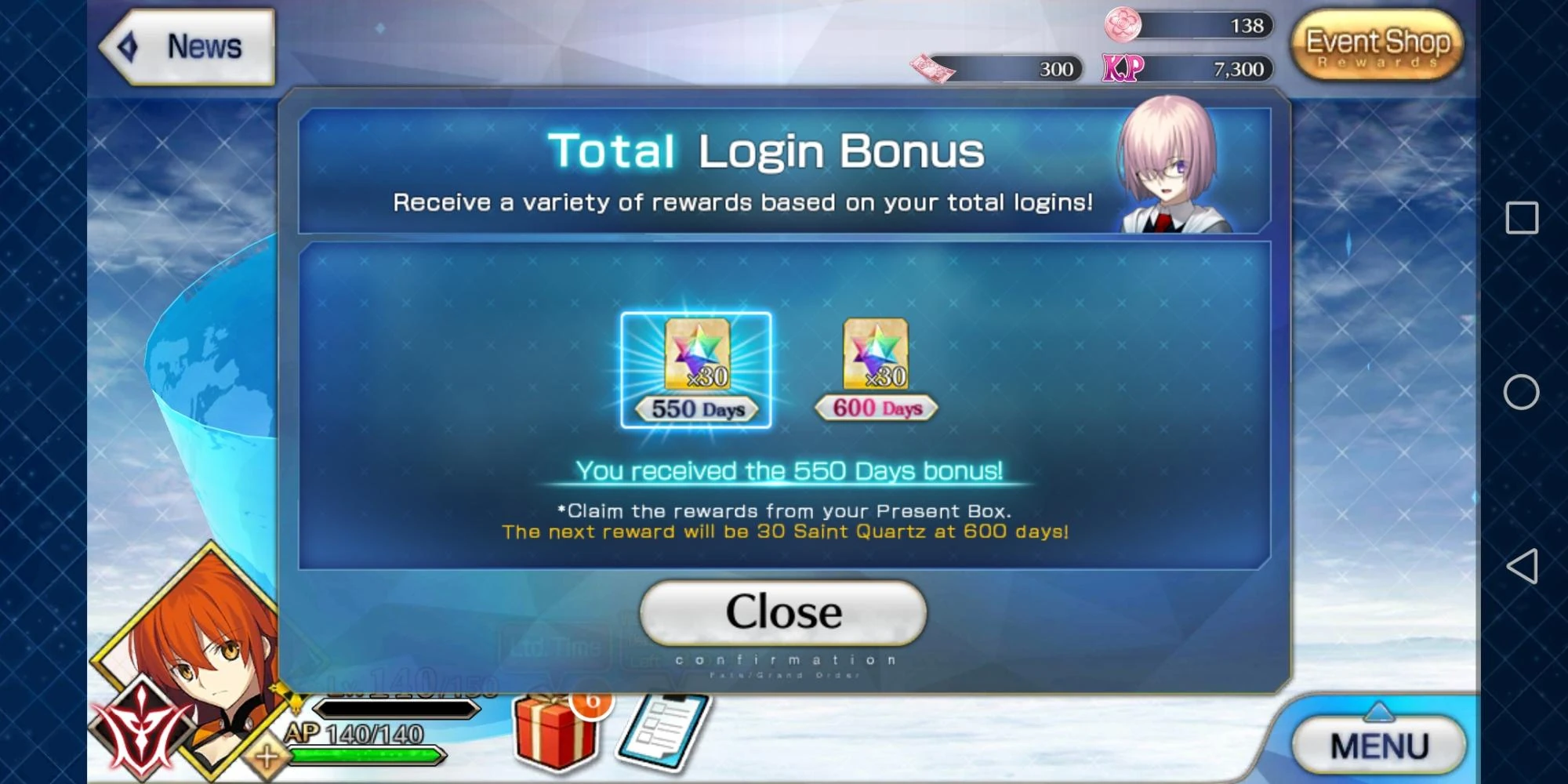 550 days in fgo | Fandom