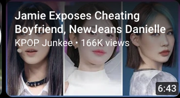 0: NewJeans Danielle cheats on Jamie | Fandom