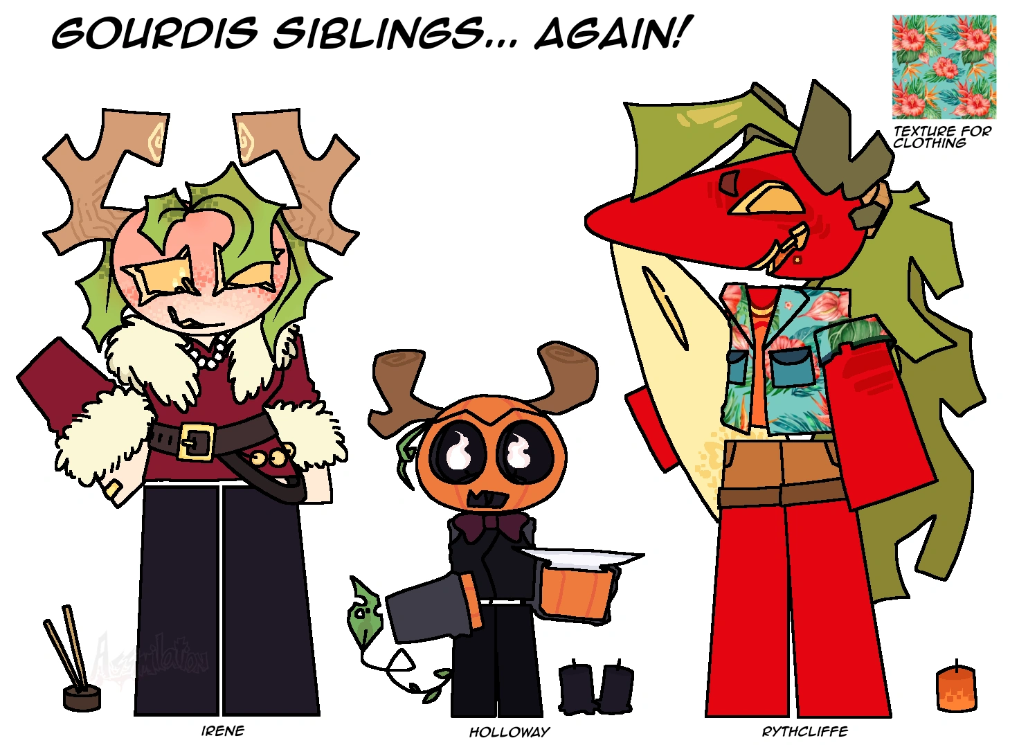 The Gourdis Generation Expands (aka new characters) (Assimilation Art ...