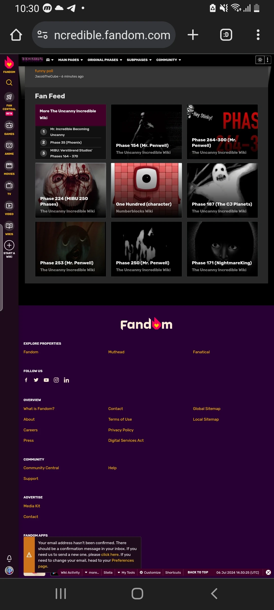 Ok..... Why Fan Feed Doing This?? | Fandom