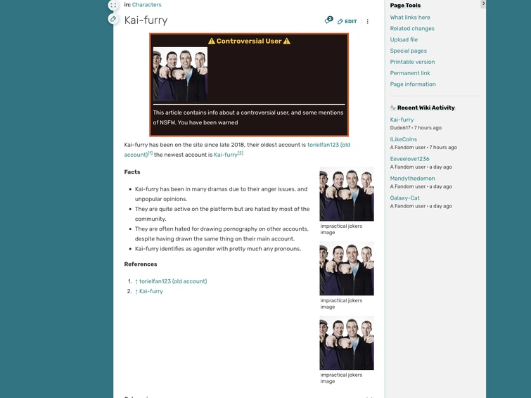 User complaint | Fandom