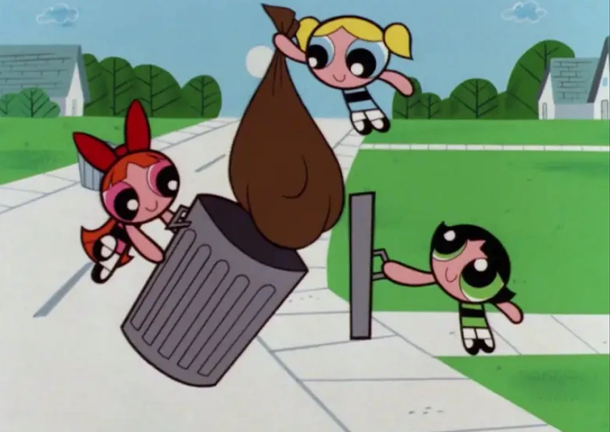 The powerpuff girls taking out the trash | Fandom