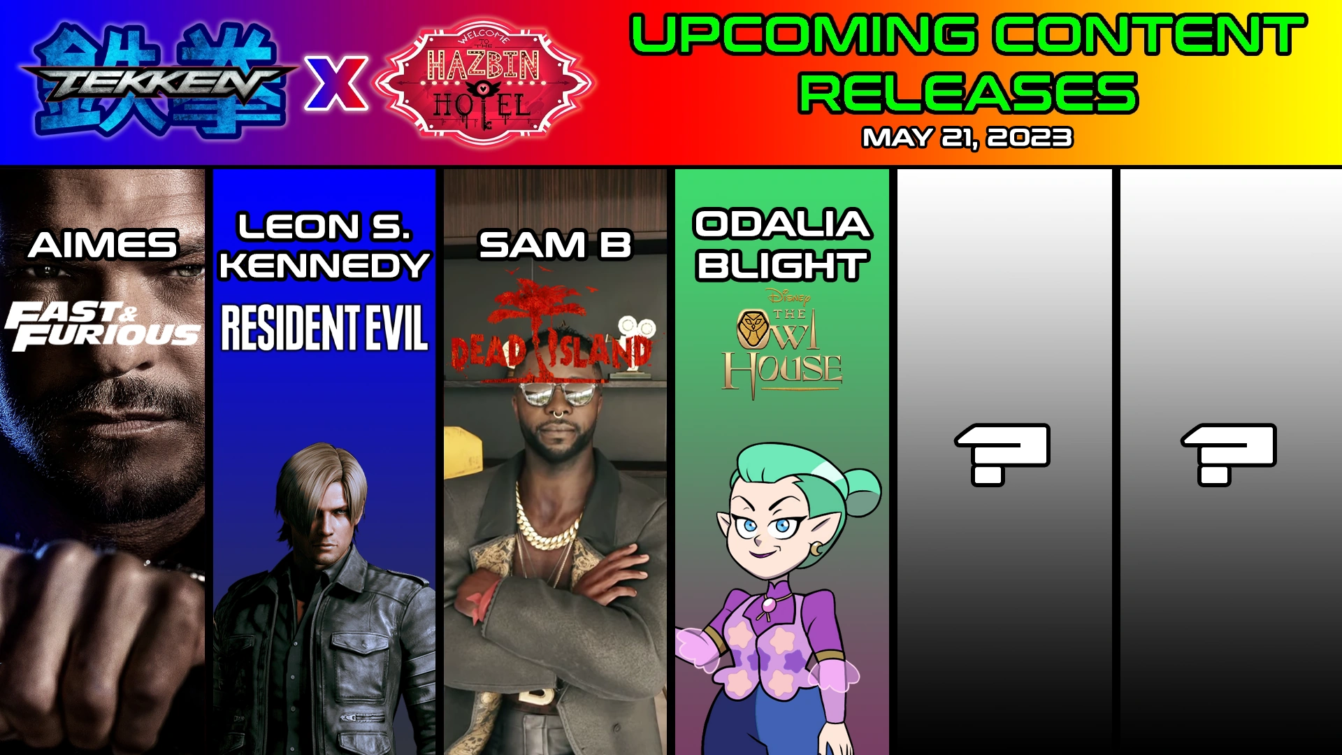 Upcoming Content Releases (May 21, 2023) | Fandom
