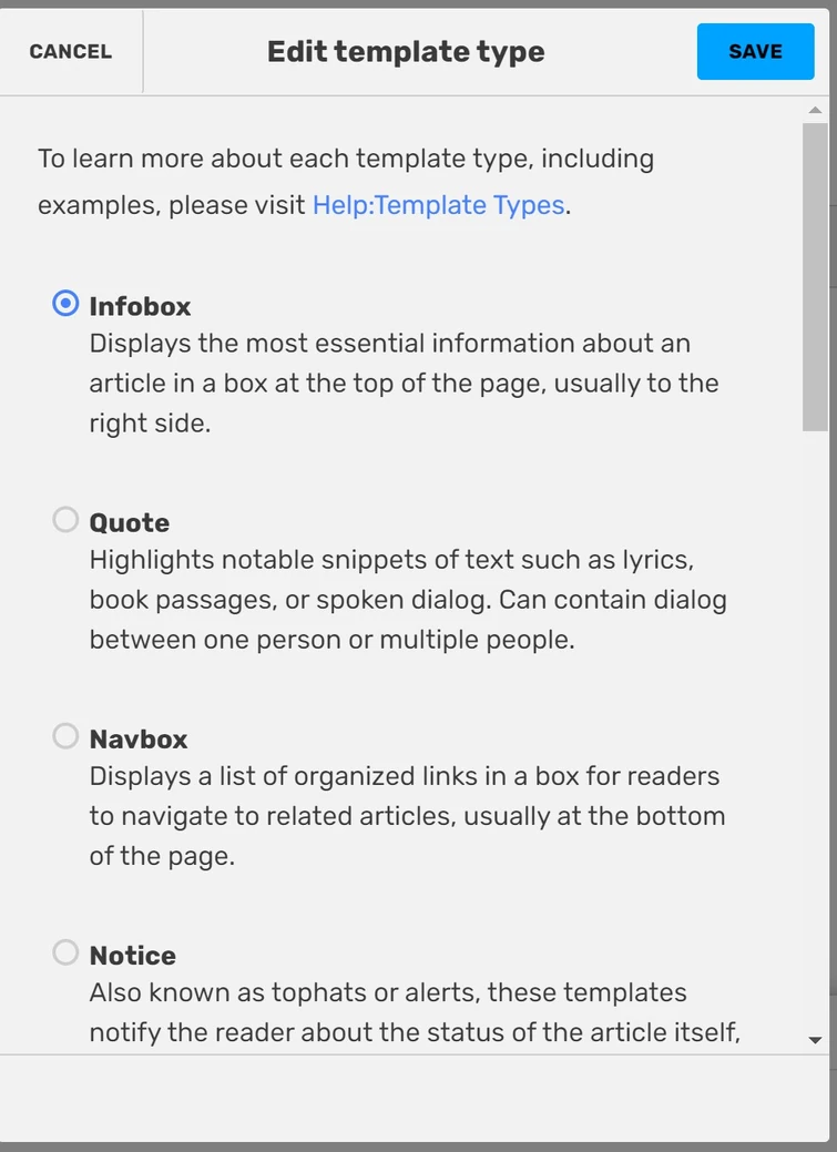 How to create templates/infobox/navbox? | Fandom