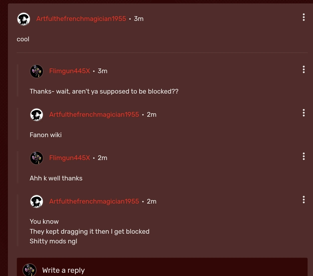 Uhhhhhh, mods? | Fandom