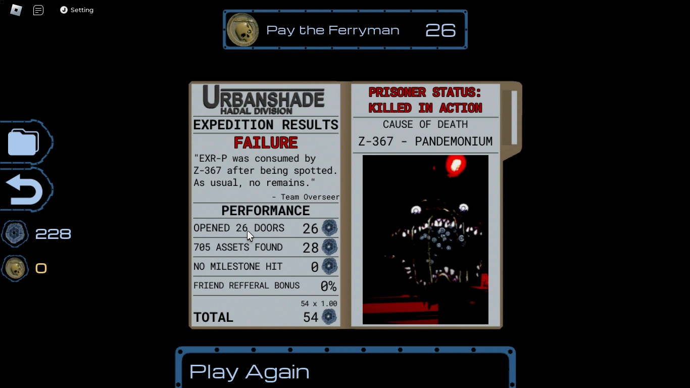 Waiter Waiter! One Pandemonium on door....26? | Fandom