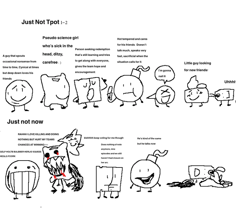 This is how I feel about Just Not in recent TPOT. | Fandom