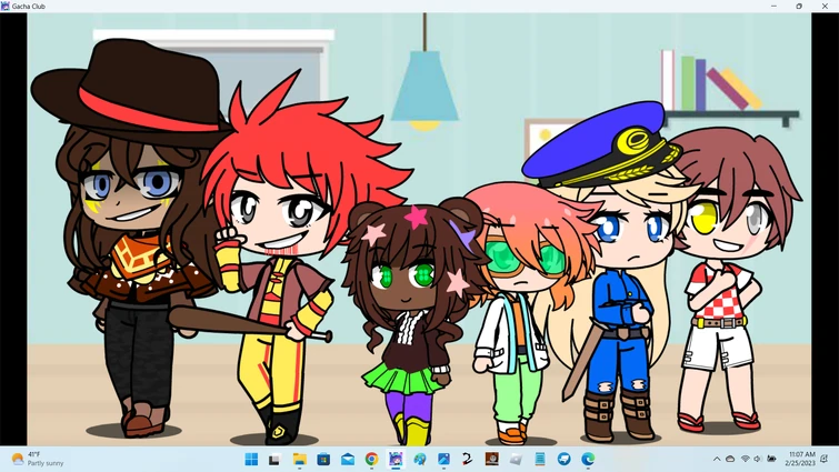 I decided to make designs of some of the main characters in Gacha Club ...