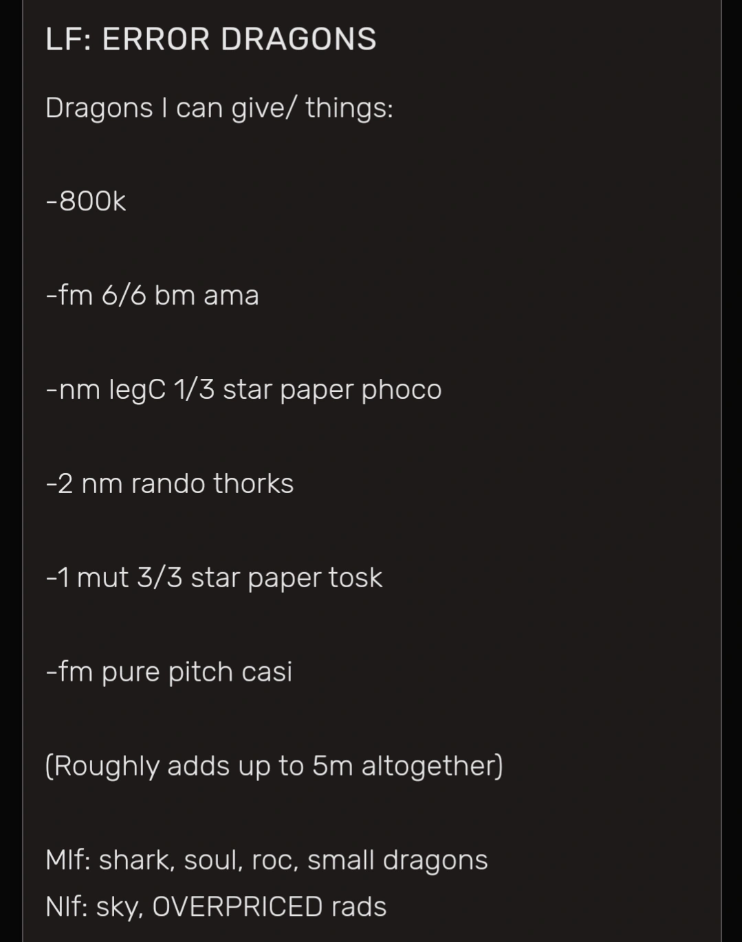 Lf 1/3 error dragon | Fandom