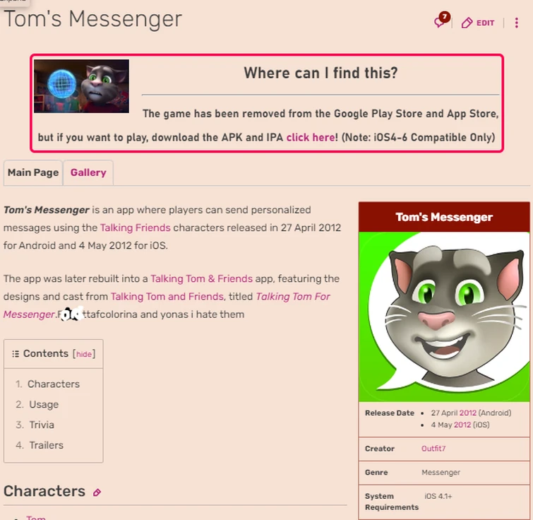 Discuss Everything About Talking Tom & Friends Wiki | Fandom
