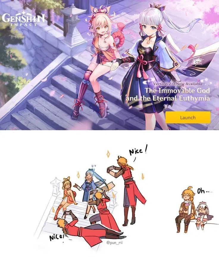 random ayaka memes i found on hoyolab | Fandom