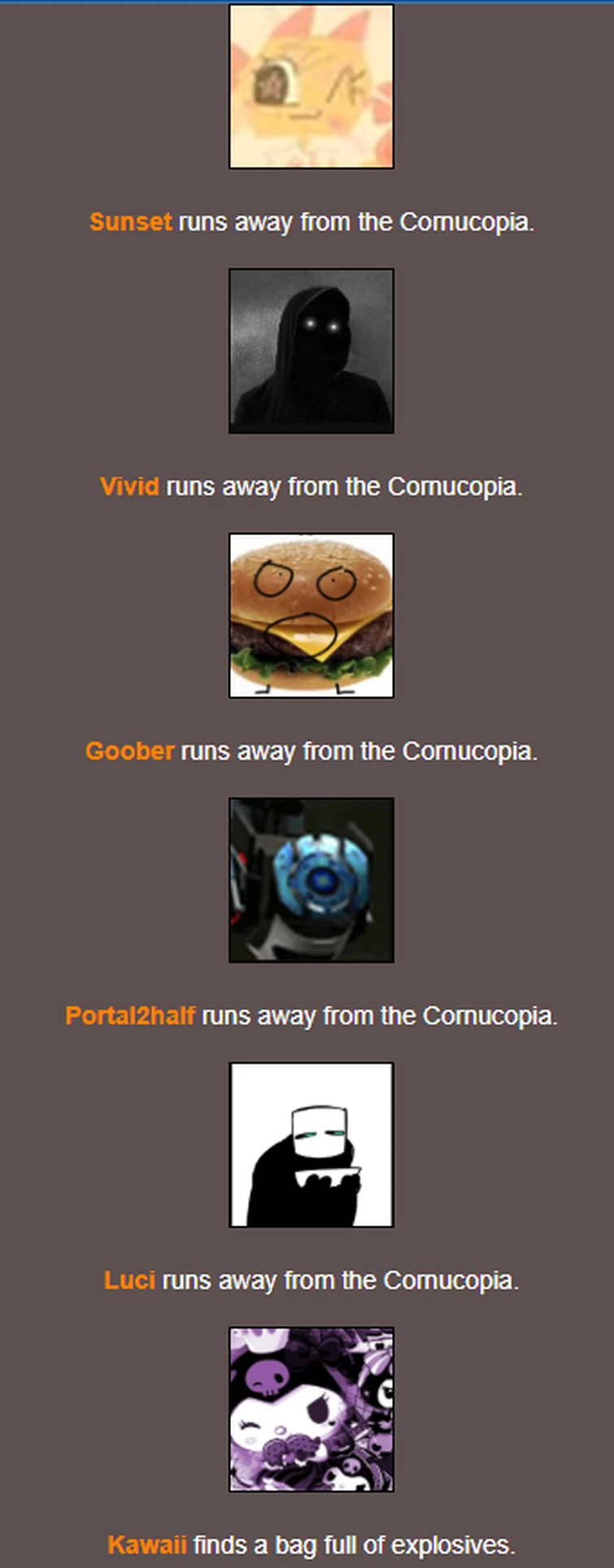 DW Wiki Hunger Games - Update 1 | Fandom