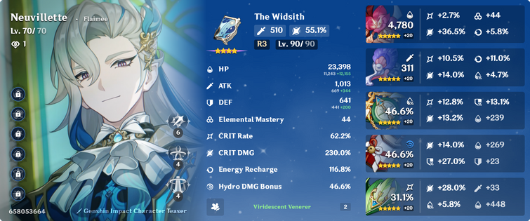 WIP Neuvillette build | Fandom