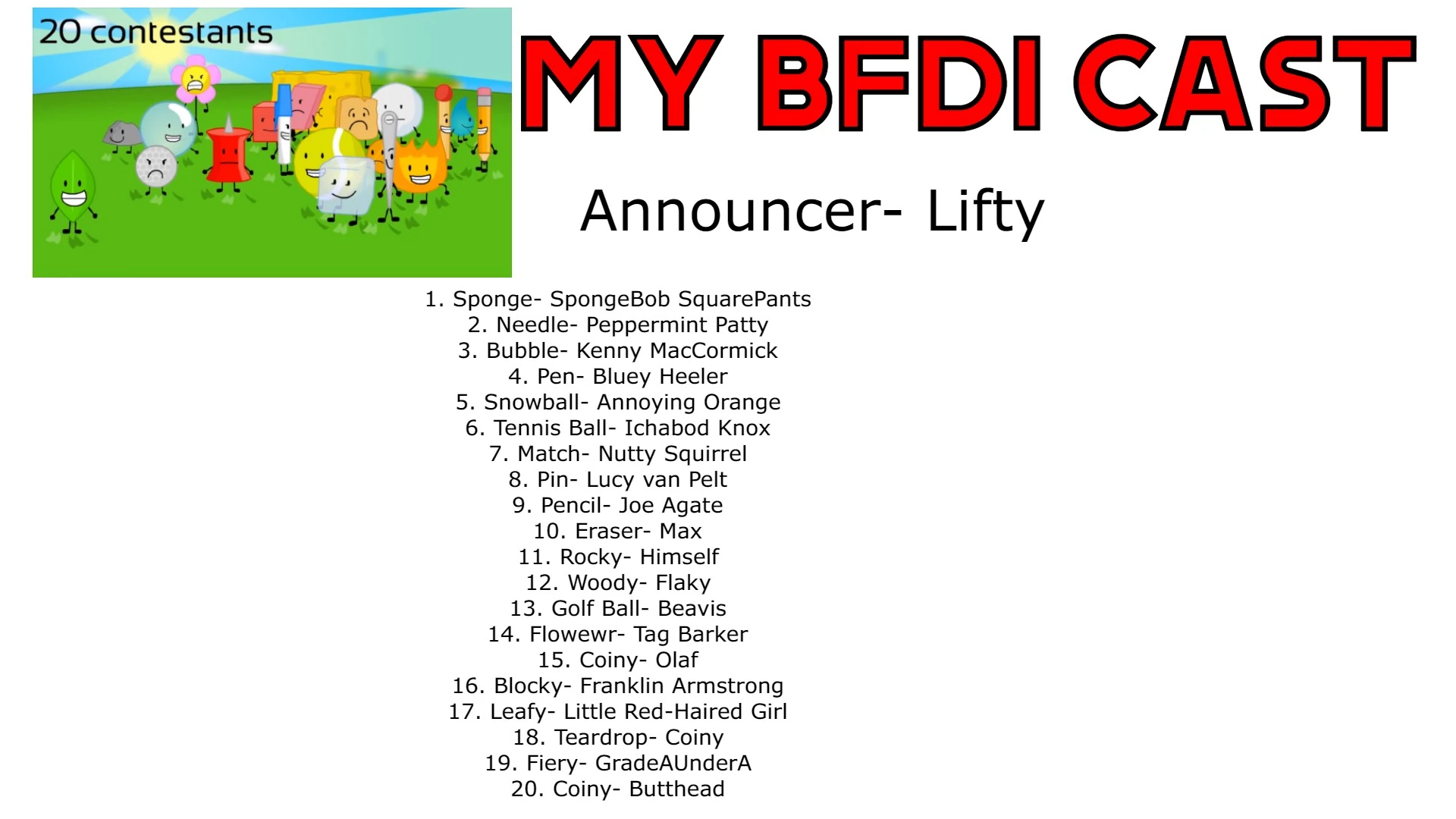 My BDFI Cast | Fandom