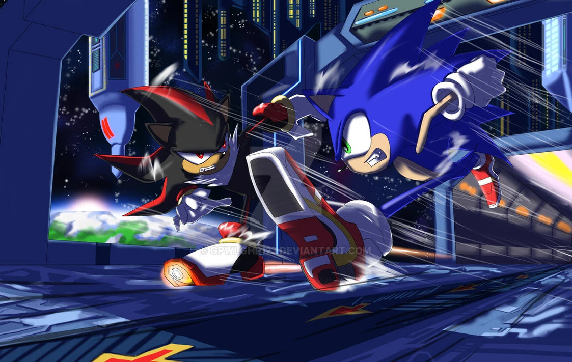 Ah Yes, The OG Sonic Vs. Shadow Fight. | Fandom
