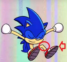 Sonic miss color leg for 1 second (Error) | Fandom