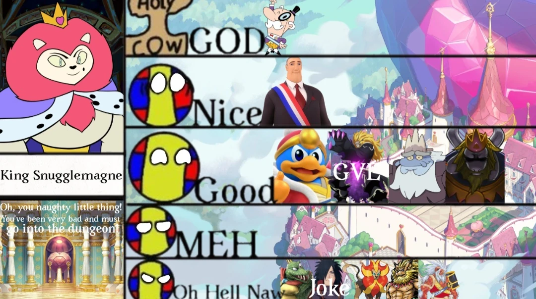 King Snugglemagne Matchup Idea Tier List | Fandom