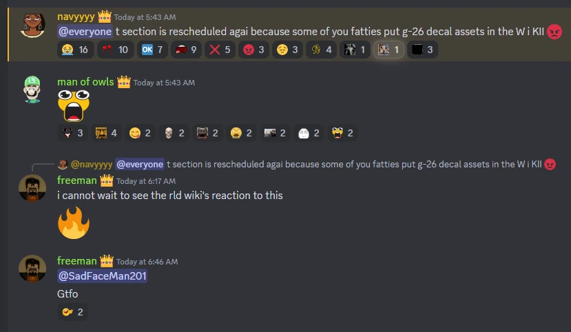 rescheduled t-section | Fandom