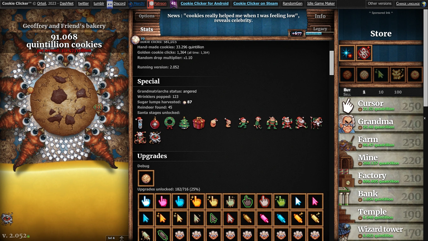 i updated my debug upgrades after i wiped (though I kept the old file ...