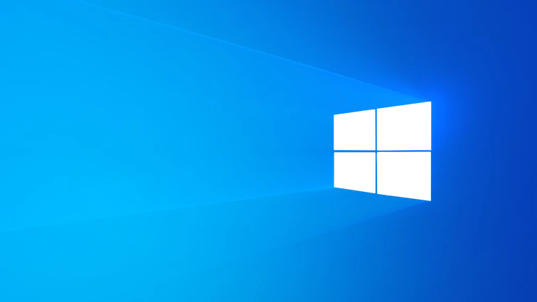 Made windows 10 default wallpaper but the windows logo is transparent ...
