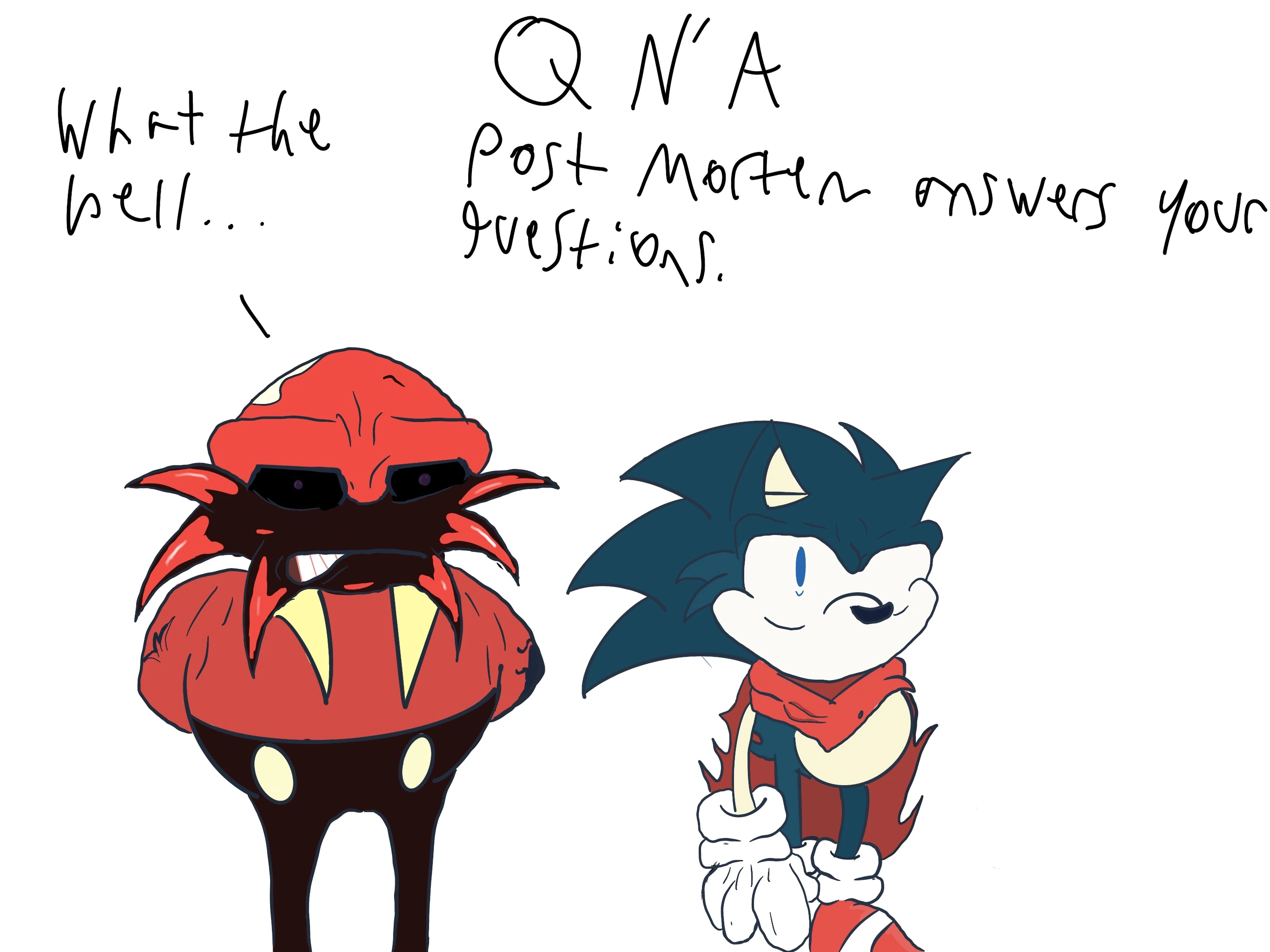 Post Mortem Sonic and Eggman, answer your questions! | Fandom